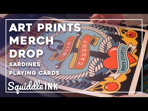 Sardines Prints (signed) – Squiddle Ink